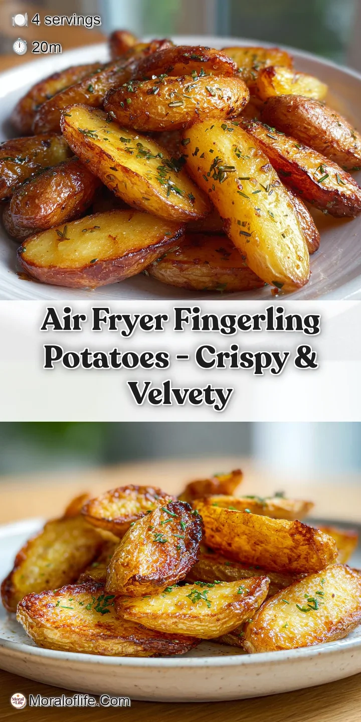 Air Fryer Fingerling Potatoes: Ultra Crispy - Moral of Life